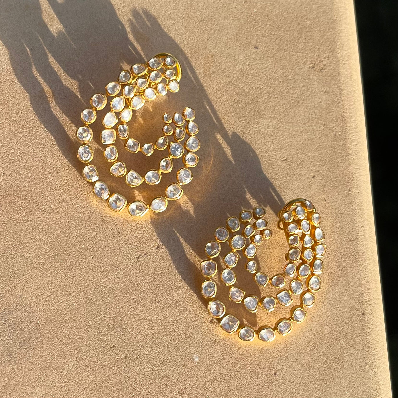 Three tier polki necklace – Kantika Jewels