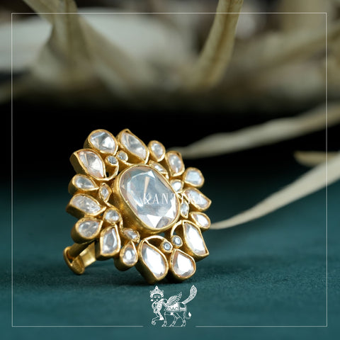Heritage Polki Ring – Kantika Jewels